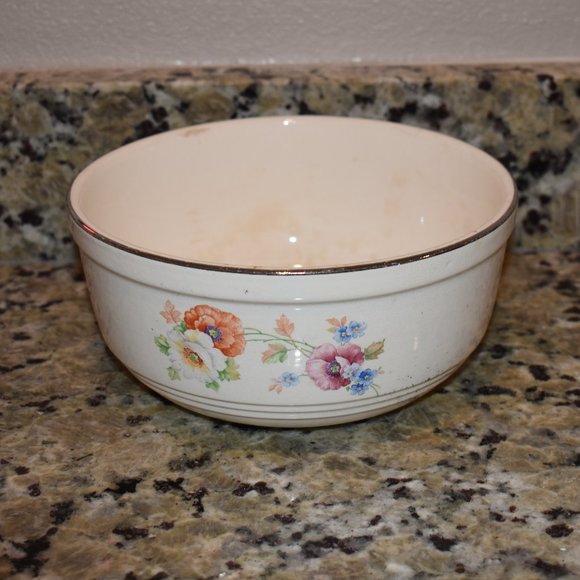 Kitchen | Very Pretty Floral Porcelain Serving Bowl | Poshmark
